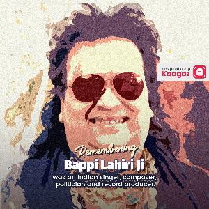 Bappi Lahiri Death Anniversary Posters | Bappi Lahiri Death Anniversary ...